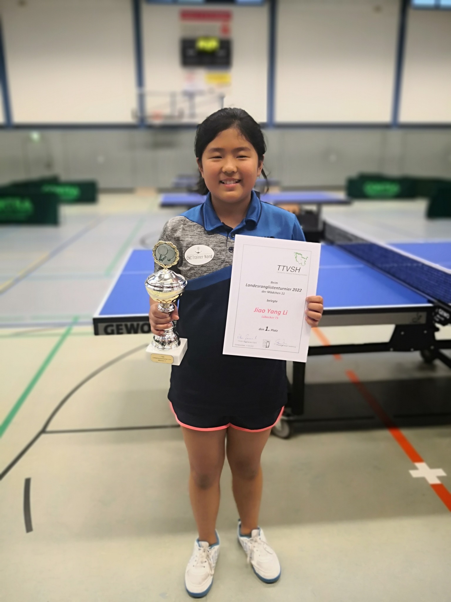 U11-Landesranglistensiegerin wird Jiao Yang Li › HL-SPORTS