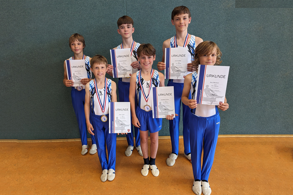 Medaillenwochenende für die Turnerinnen und Turner des VfL Oldesloe ...