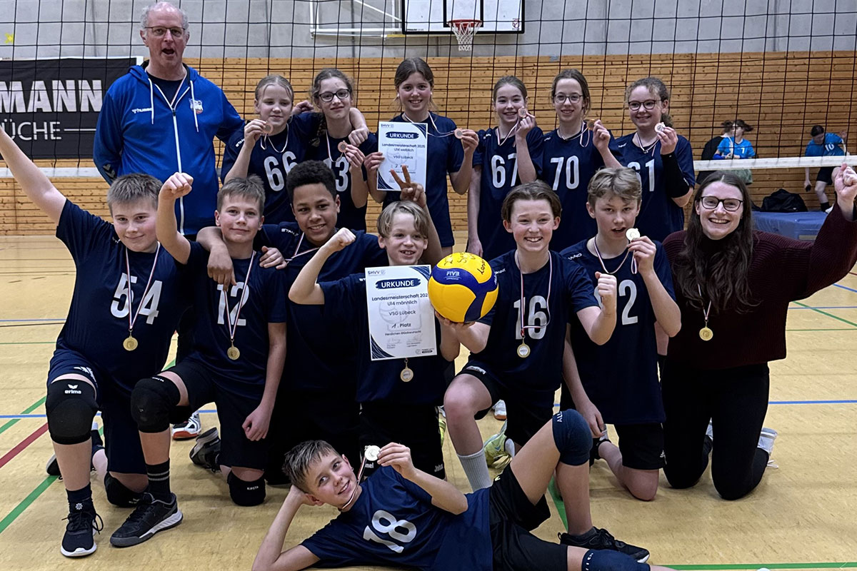 VSG Lübeck: U14-Jungen sind Landesmeister, Mädchen holen Bronze › HL-SPORTS