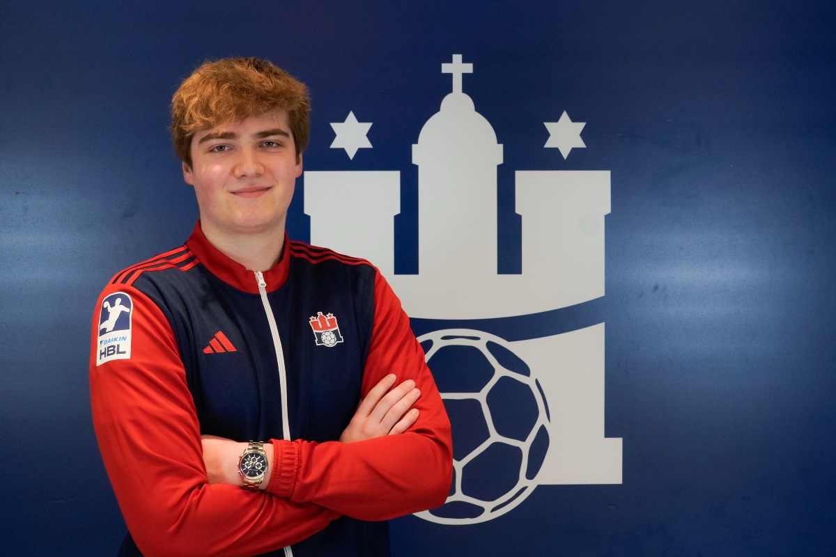 Finn Knaack unterschreibt Profivertrag bis 2028 beim HSV Hamburg › HL ...